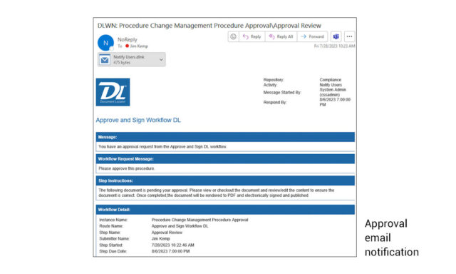 Document Approvals | Document Locator