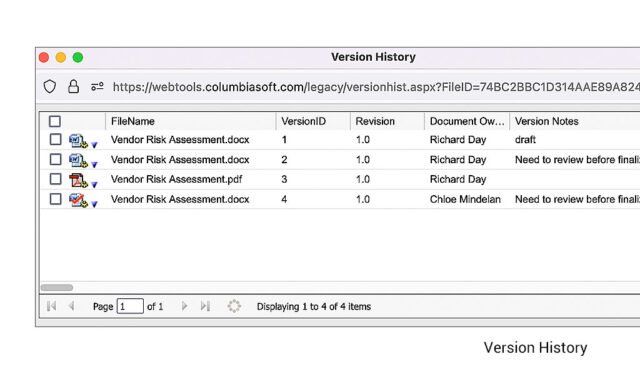 Versioning | Document Locator