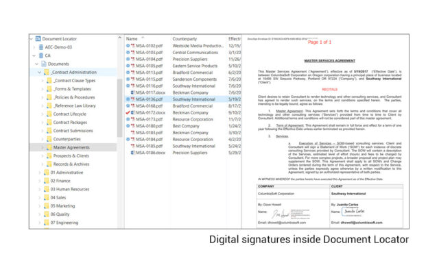 DocuSign Connector | Document Locator