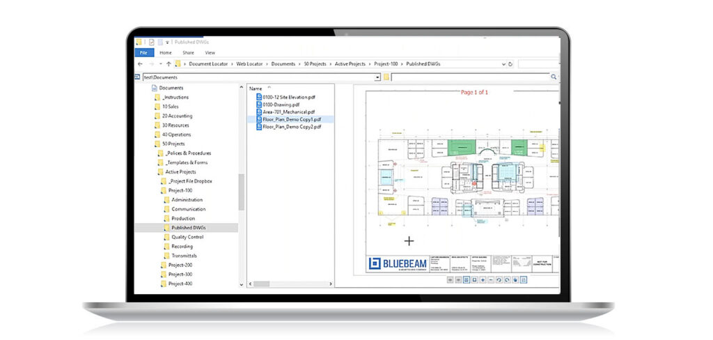 Bluebeam Document Management Connector | Document Locator
