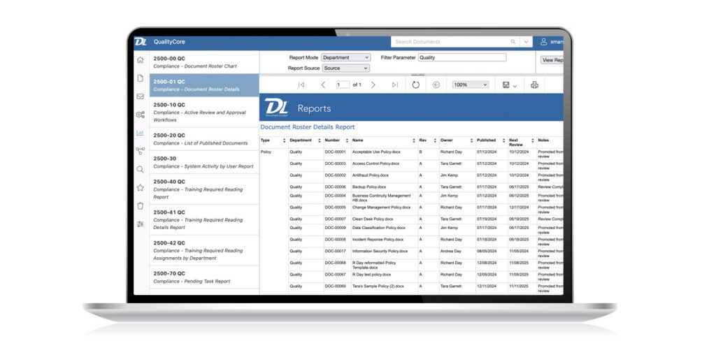 Document Locator Document Register